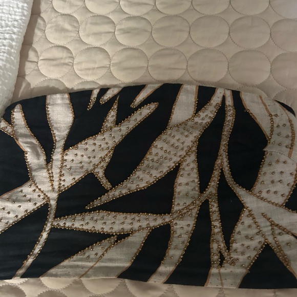 osho | Tops | Beaded Black And Gold Tube Top | Poshmark